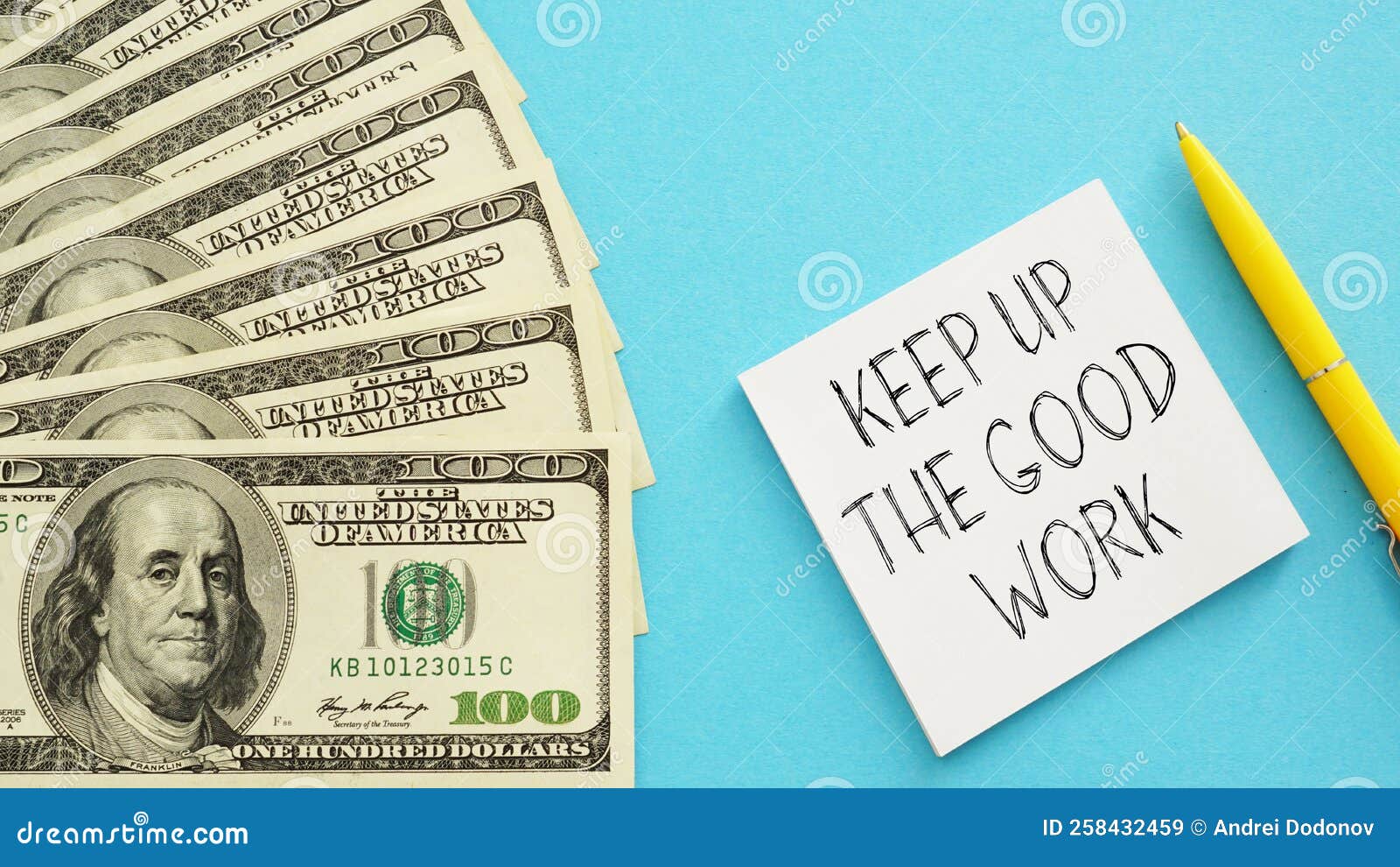 Keep Up the Good Work is Shown Using the Text Stock Image - Image of ...