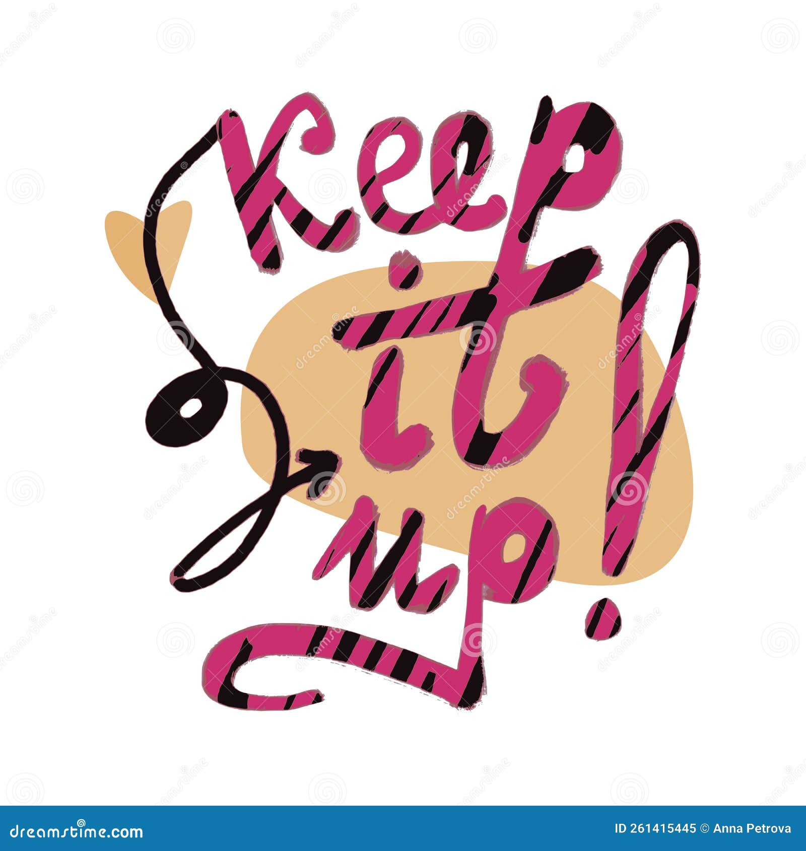 Keep it up stock vector. Illustration of positive, business - 261415445