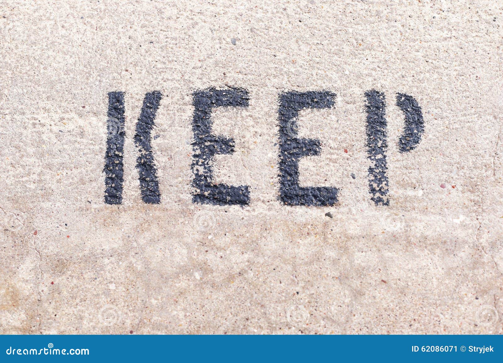 Keep Word on the Marble Texture Wall Stock Image - Image of vigilance ...