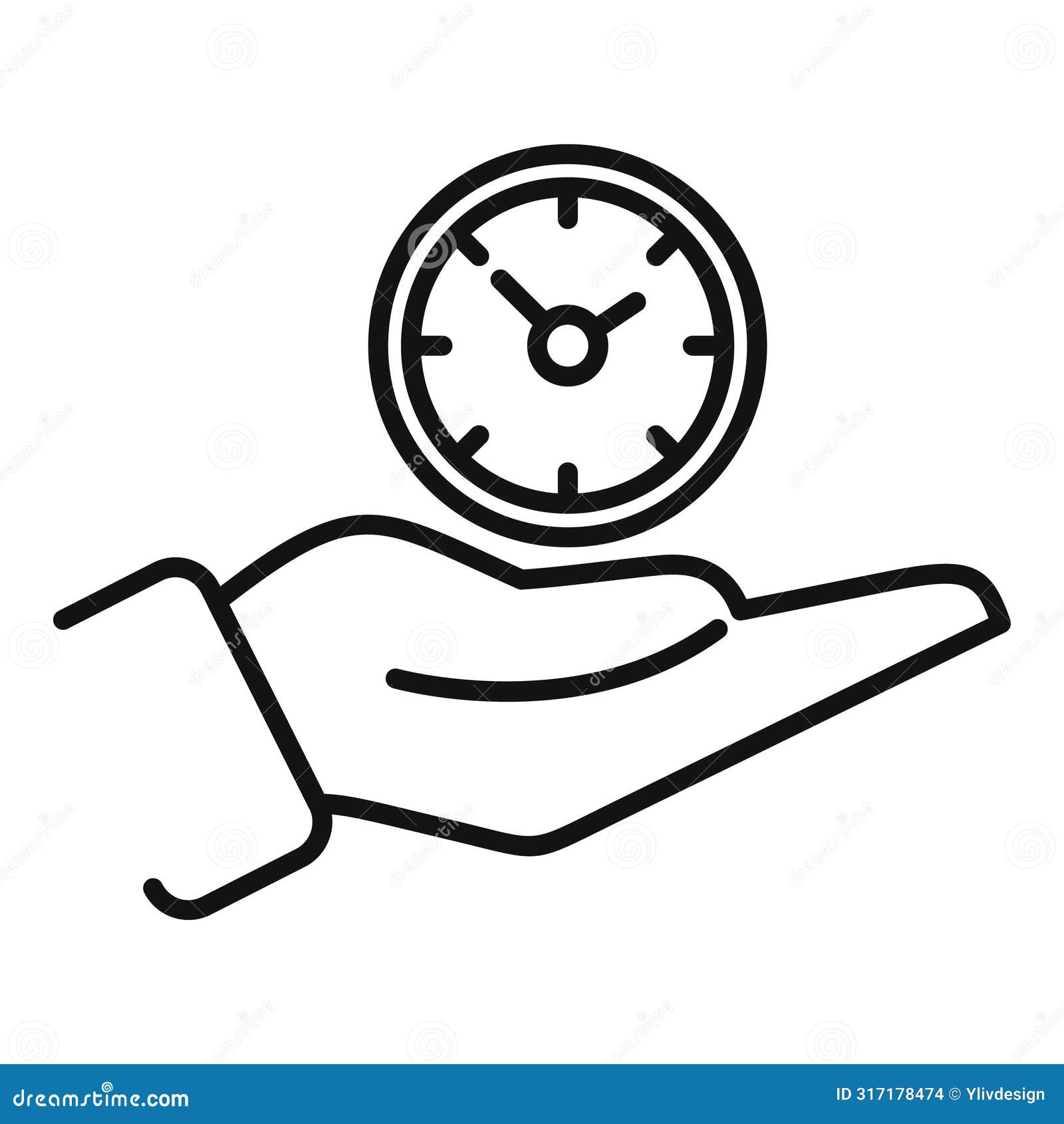 Keep Work Duration Icon Outline Vector. Plan Budget Timer Stock ...