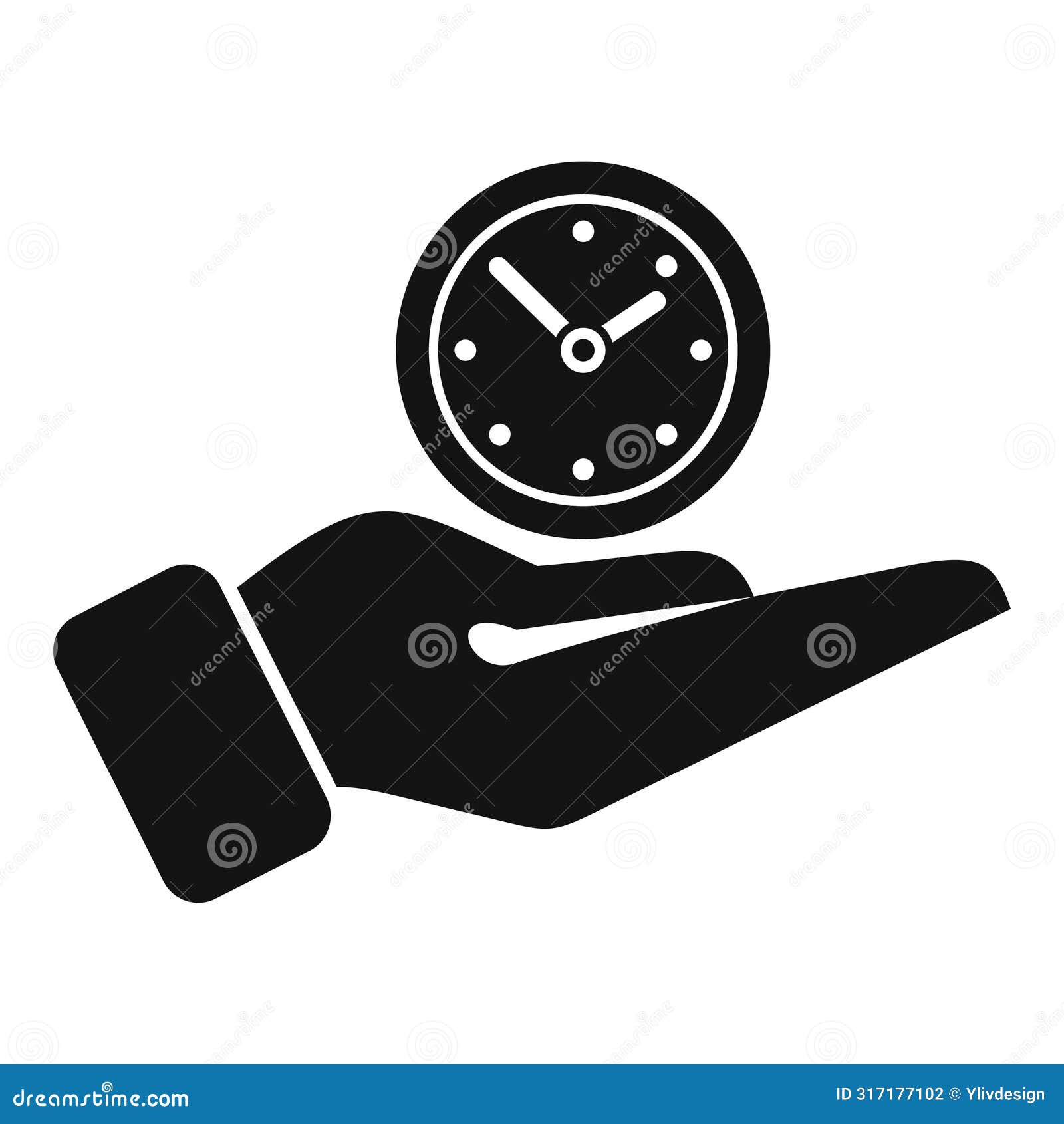 Keep Work Duration Icon Simple Vector. Plan Budget Timer Stock Vector ...