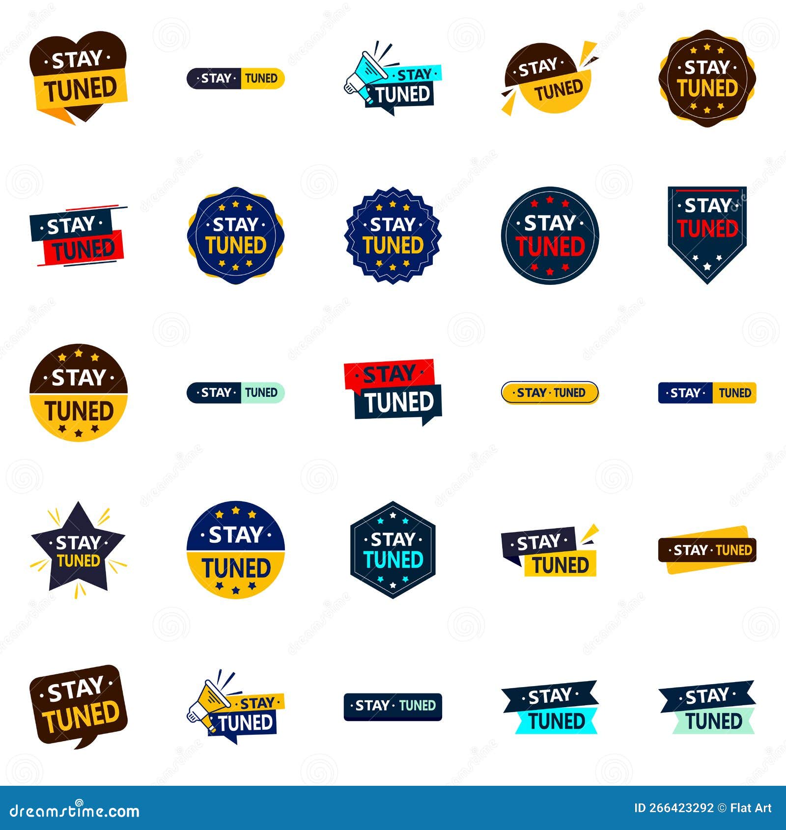 Keep Your Audience Engaged with 25 Exciting Vector Designs Stay Tuned ...