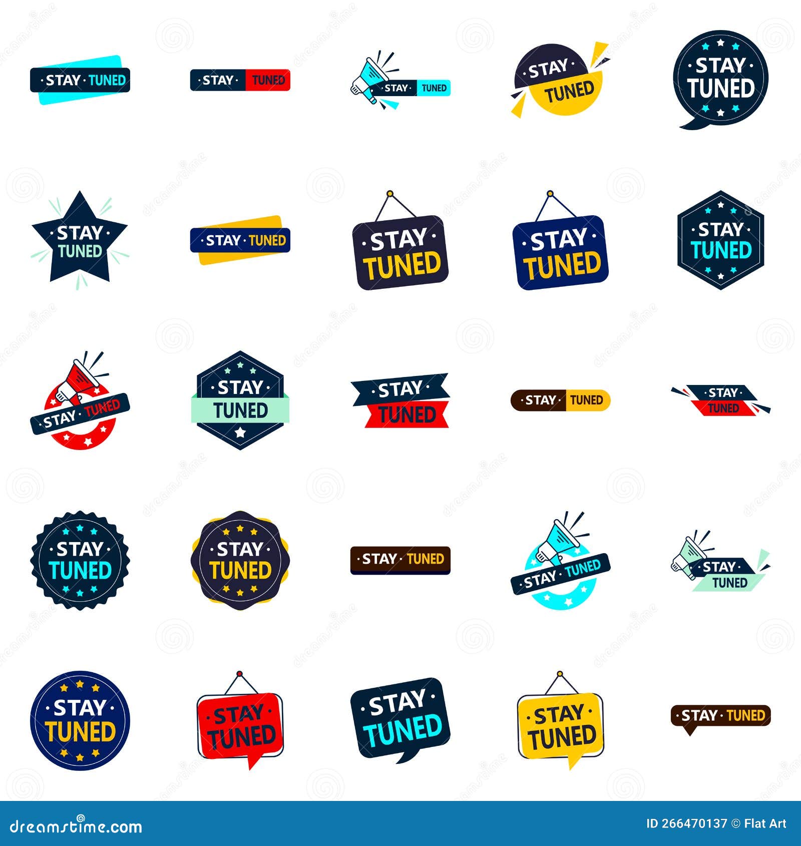 Keep Your Audience Engaged with 25 Exciting Vector Designs Stay Tuned ...