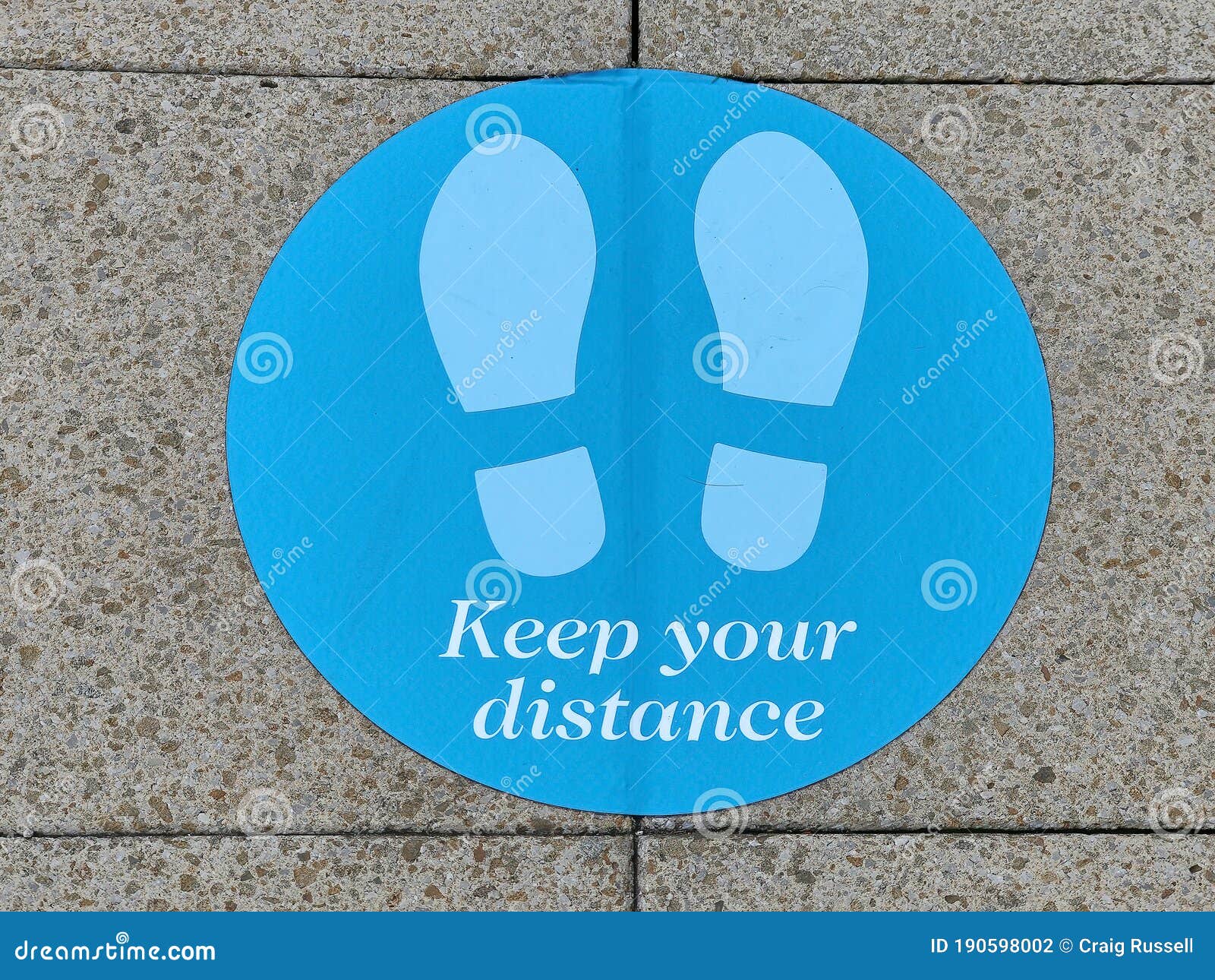 Keep Your Distance Stand Here Sign Stock Photo - Image of stand, risk ...
