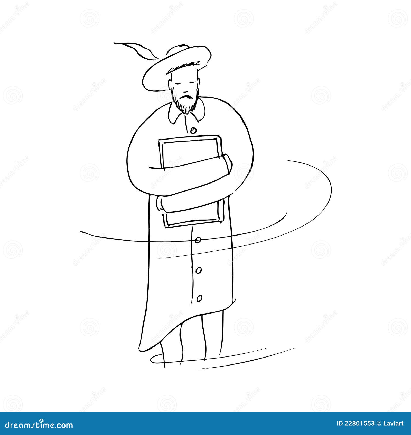 The keeper stock illustration. Illustration of learning - 22801553