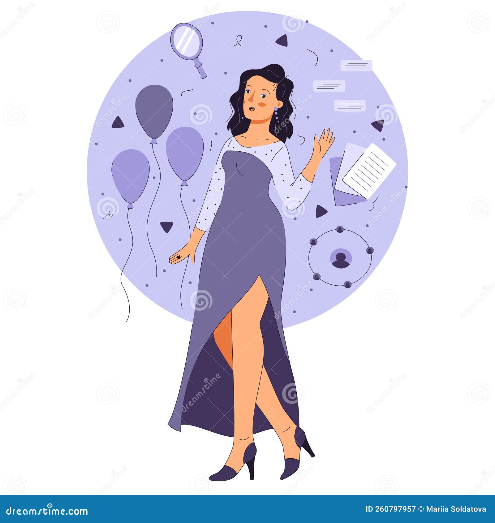 Keepers Characters Defender, Mbti Concept Flat Vector | CartoonDealer ...