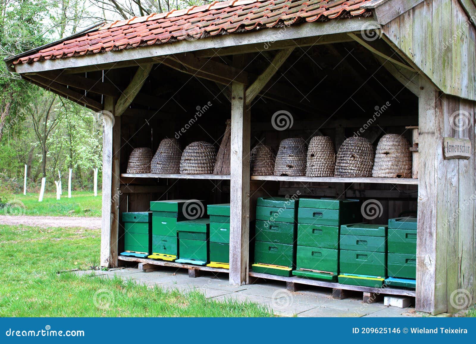 Keeping Bees Has a Very Long Tradition Stock Photo - Image of country ...