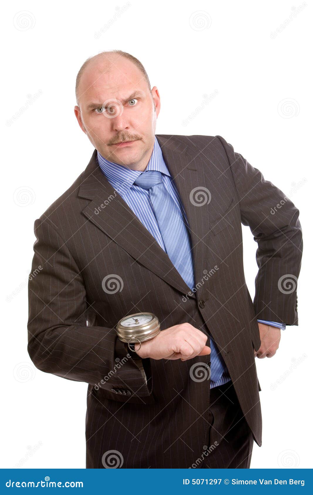 Keeping a Check on the Time Stock Image - Image of businessman, manager ...