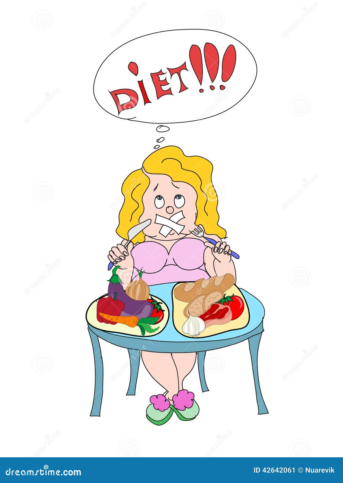 Keeping diet stock illustration. Illustration of health - 42642061