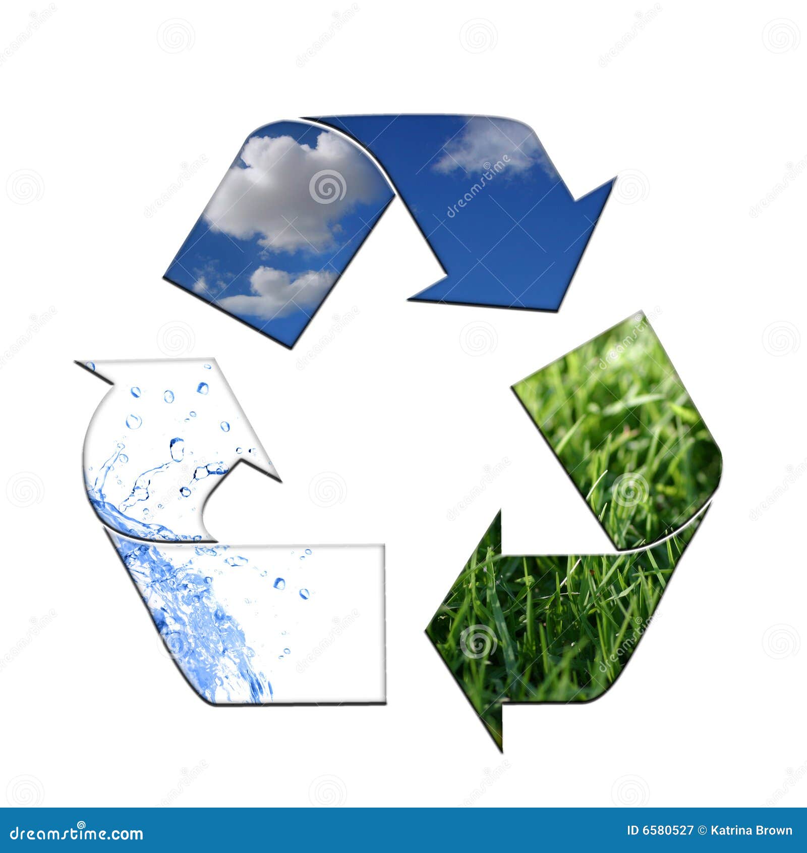 Keeping The Environment Clean With Recycling Stock Image - Image of ...