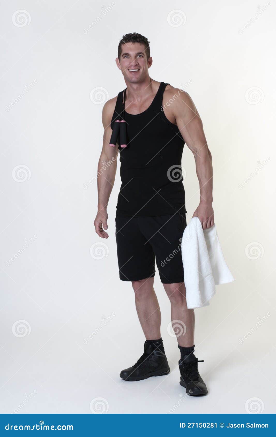 Keeping fit stock image. Image of adult, muscular, portrait - 27150281