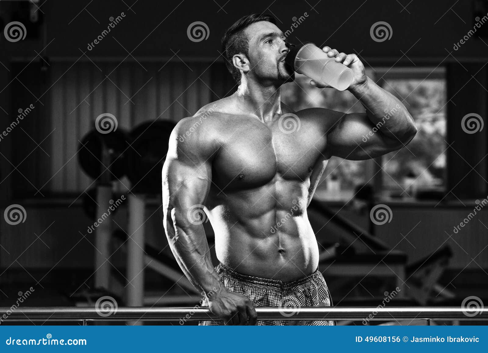 Keeping Himself Hydrated stock photo. Image of adult - 49608156