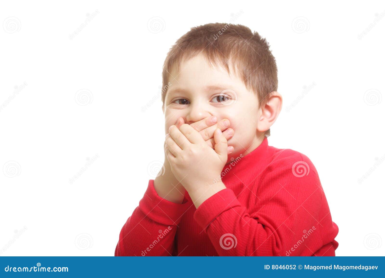 Keeping in laughter stock photo. Image of emotions, restrain - 8046052