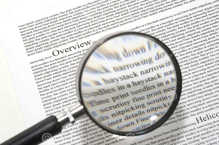 Keeping the Overview stock image. Image of font, view - 4641631