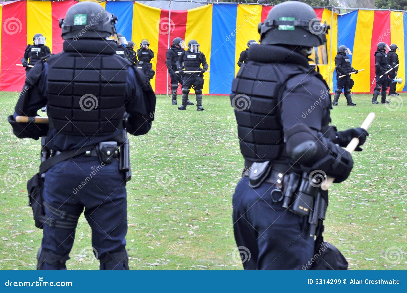 Keeping the peace editorial stock image. Image of horse - 5314299