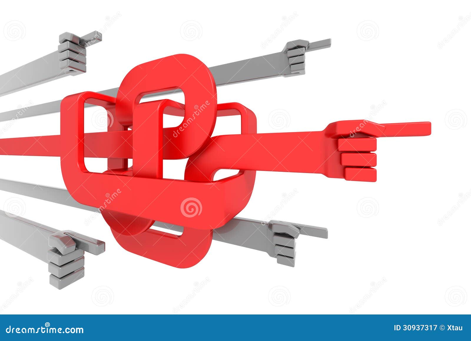 Keeping the Right Direction Stock Illustration - Illustration of ...