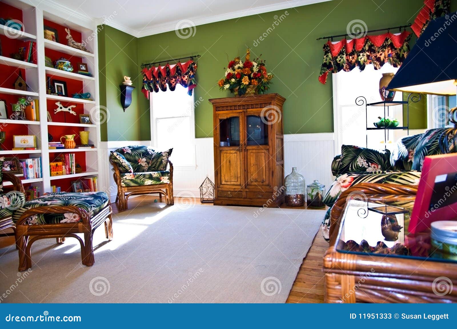 Keeping Room in Modern Home Stock Image - Image of bright, beautiful ...