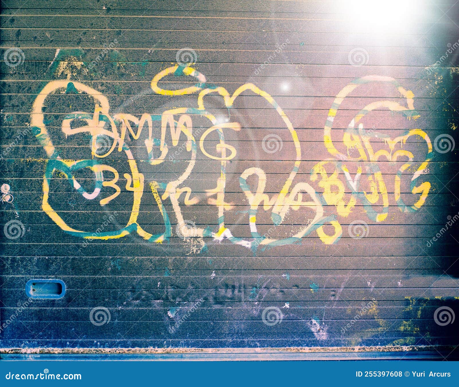 Keeping Things in, and Keeping Things Out. a Facebrick Wall. Stock ...