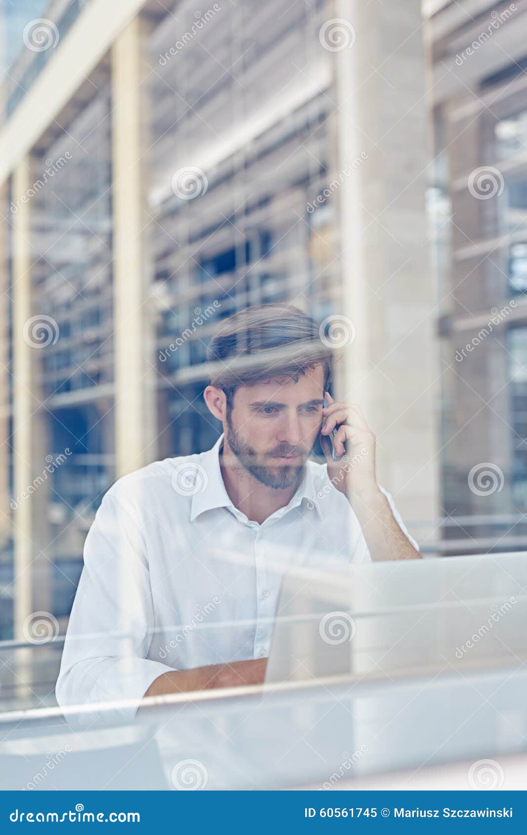 Keeping in Touch Throughout the Day Stock Image - Image of internet ...