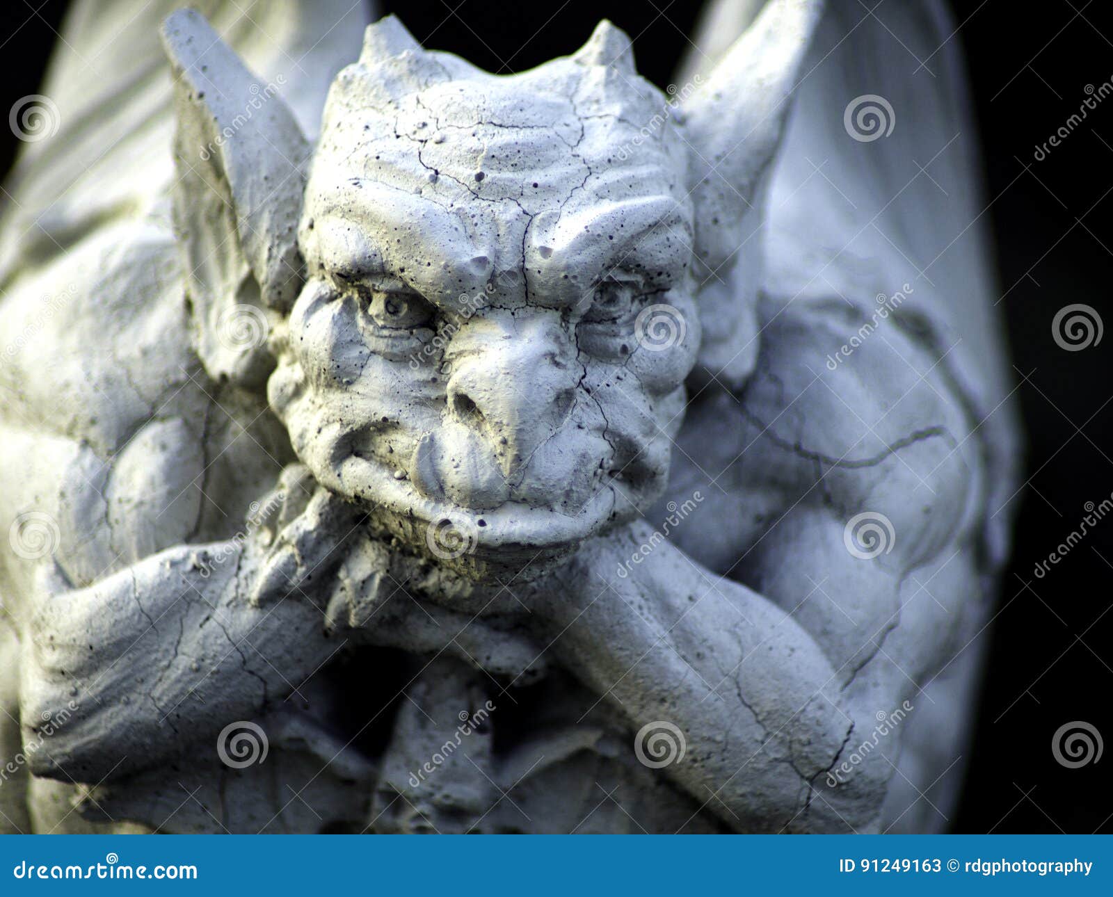Skull Gargoyle At Melrose Abbey Scotland Royalty-Free Stock Photo ...