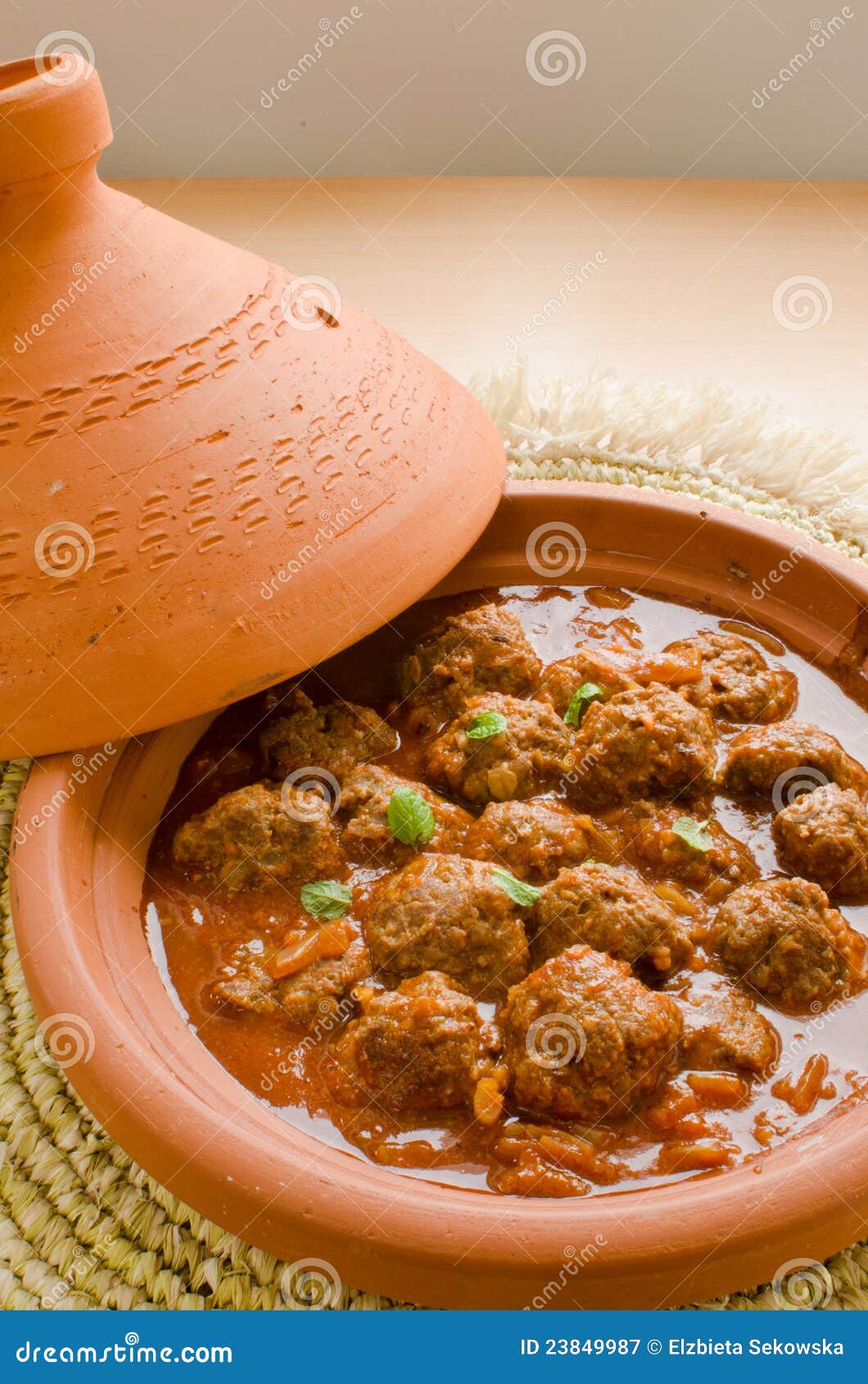 Kefta stock image. Image of savory, homemade, tajine - 23849987