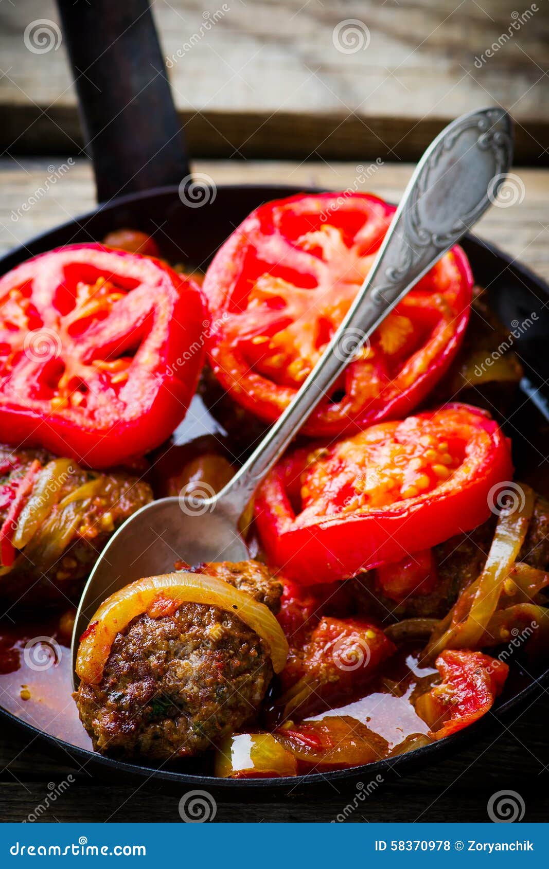 Kefta, the Lebanese Lamb Patties Stock Photo - Image of traditional ...