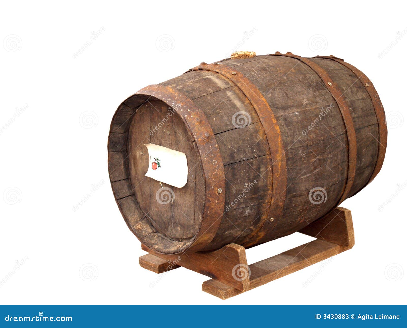 Keg stock image. Image of alcohol, container, winery, wooden - 3430883