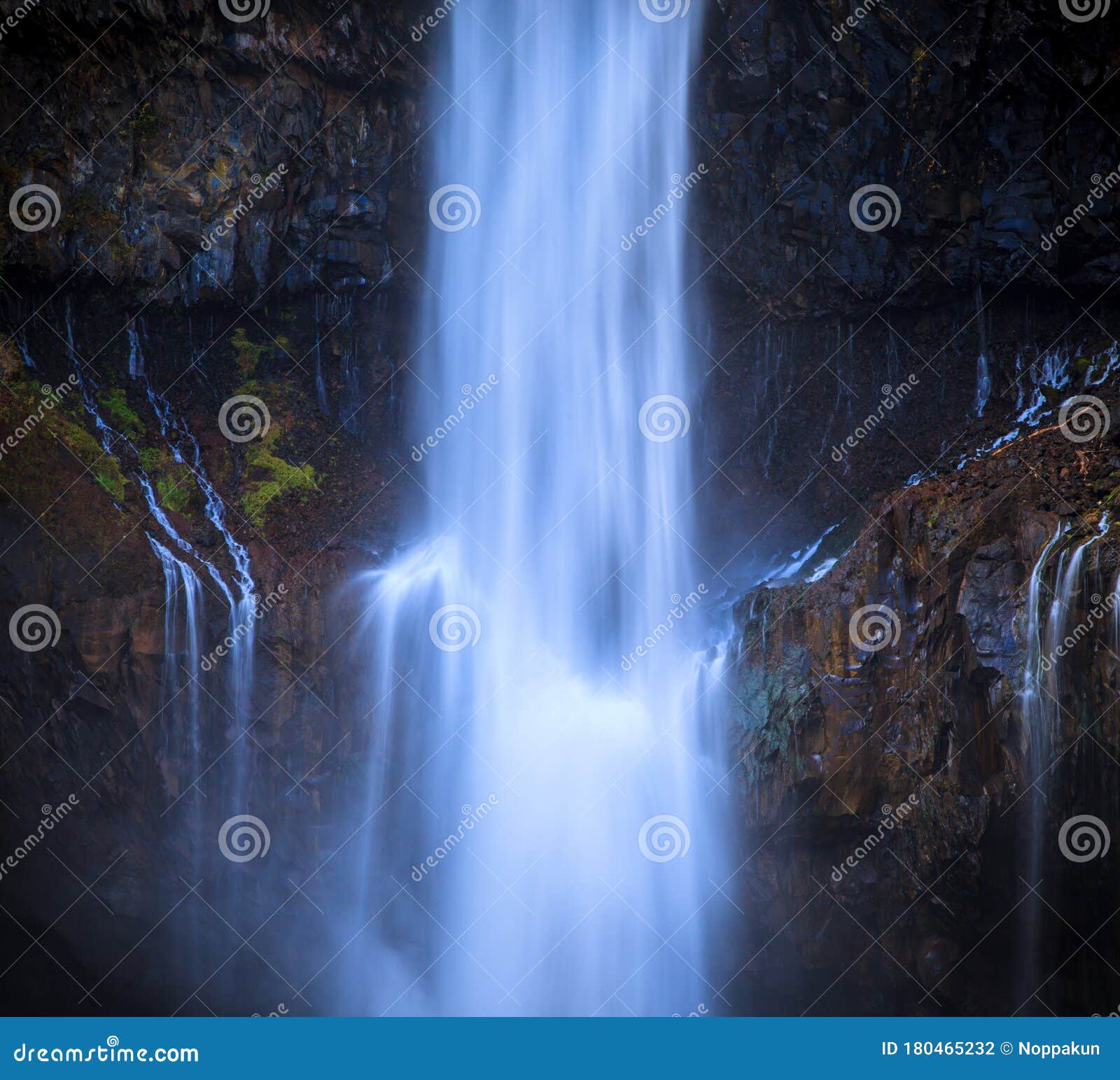 Kegon Waterfall in Autumn, Nikko, Japan Stock Photo - Image of river ...