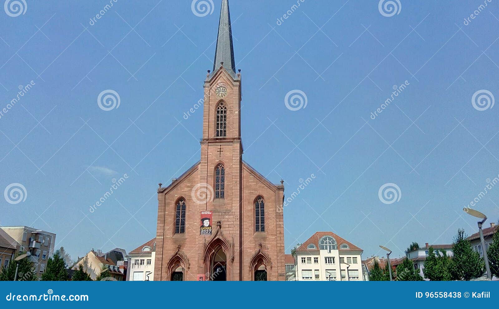 Kehl church editorial stock photo. Image of church, borders - 96558438
