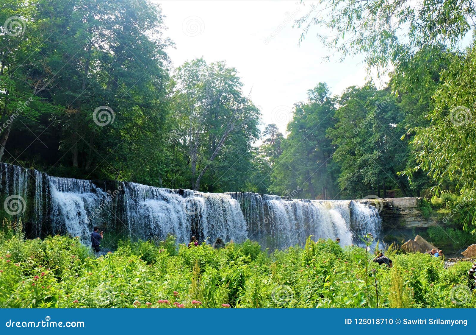 Keila Waterfall at Estonia stock photo. Image of travel - 125018710