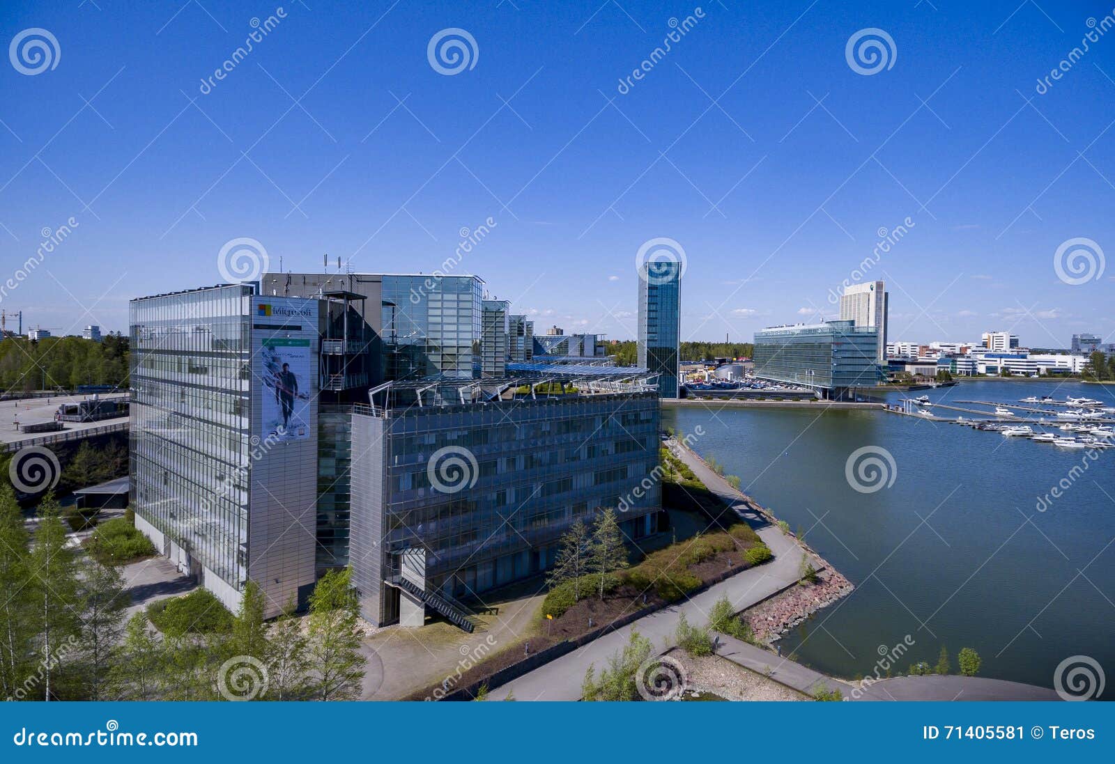 Keilaniemi, Espoo, Sedi Di Microsoft Fotografia Editoriale - Immagine ...