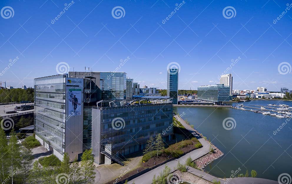 Keilaniemi, Espoo, Sedi Di Microsoft Fotografia Editoriale - Immagine ...