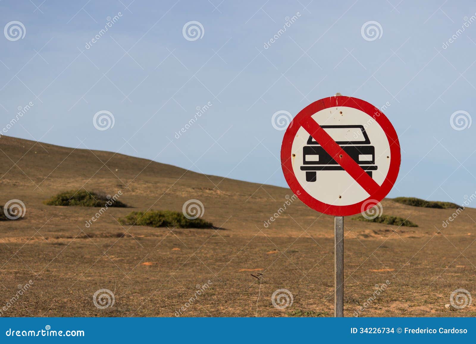 Kein Auto erlaubt stockfoto. Bild von verbot, gewährt - 34226734