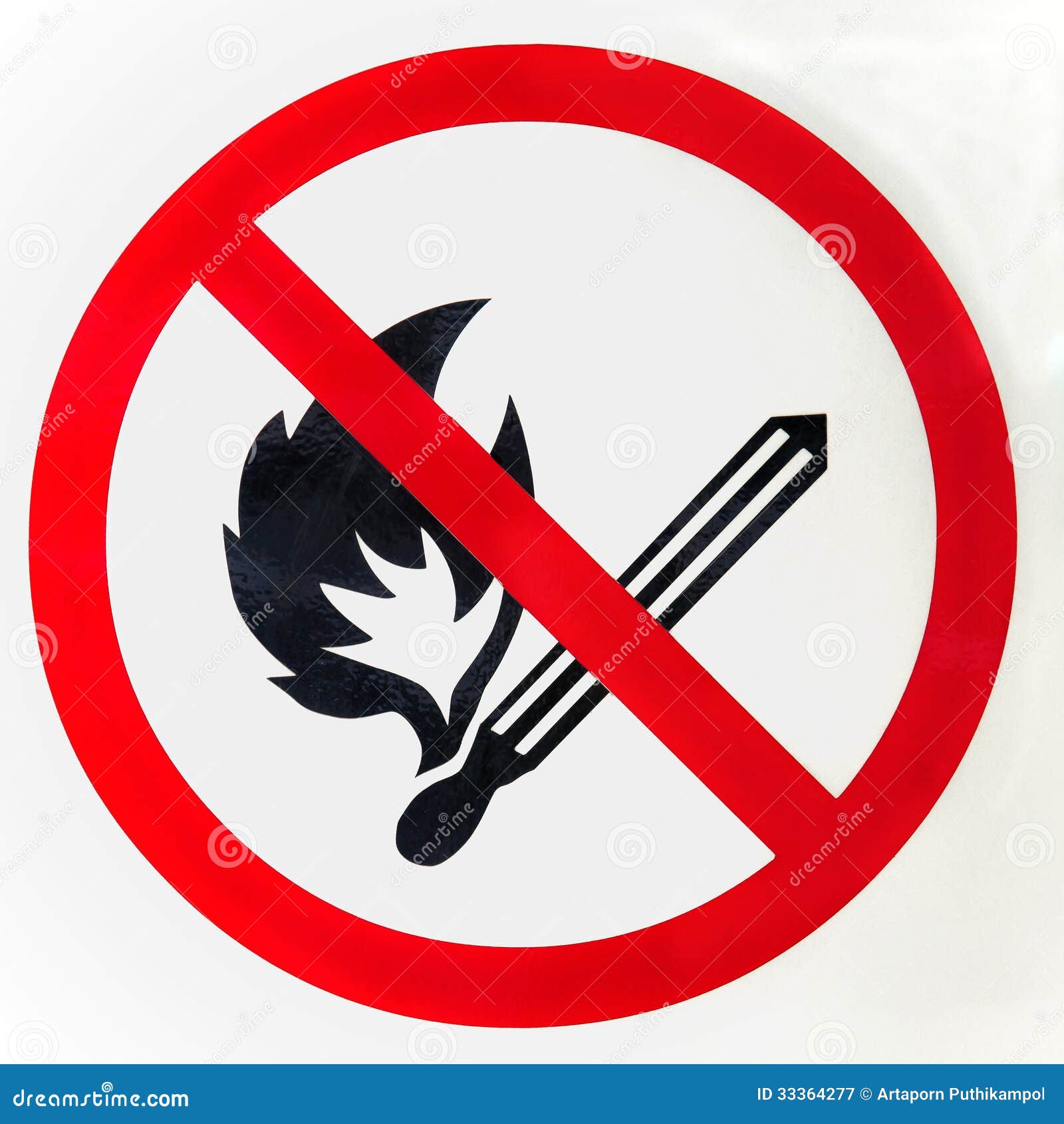 Kein Feuerzeichen stockbild. Bild von stadt, markierung - 33364277