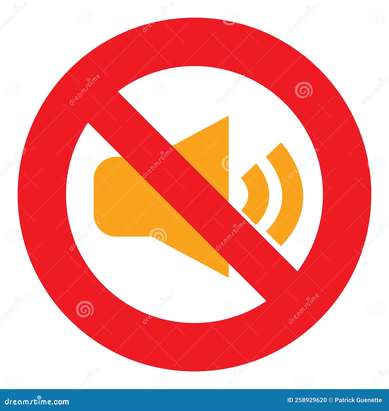 Kein Symbol vektor abbildung. Illustration von achtung - 258929620