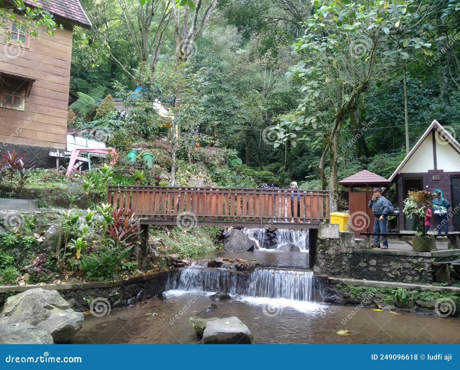 A Natural Tourist Attraction in Trawas, East Java, Dlundung Waterfall ...