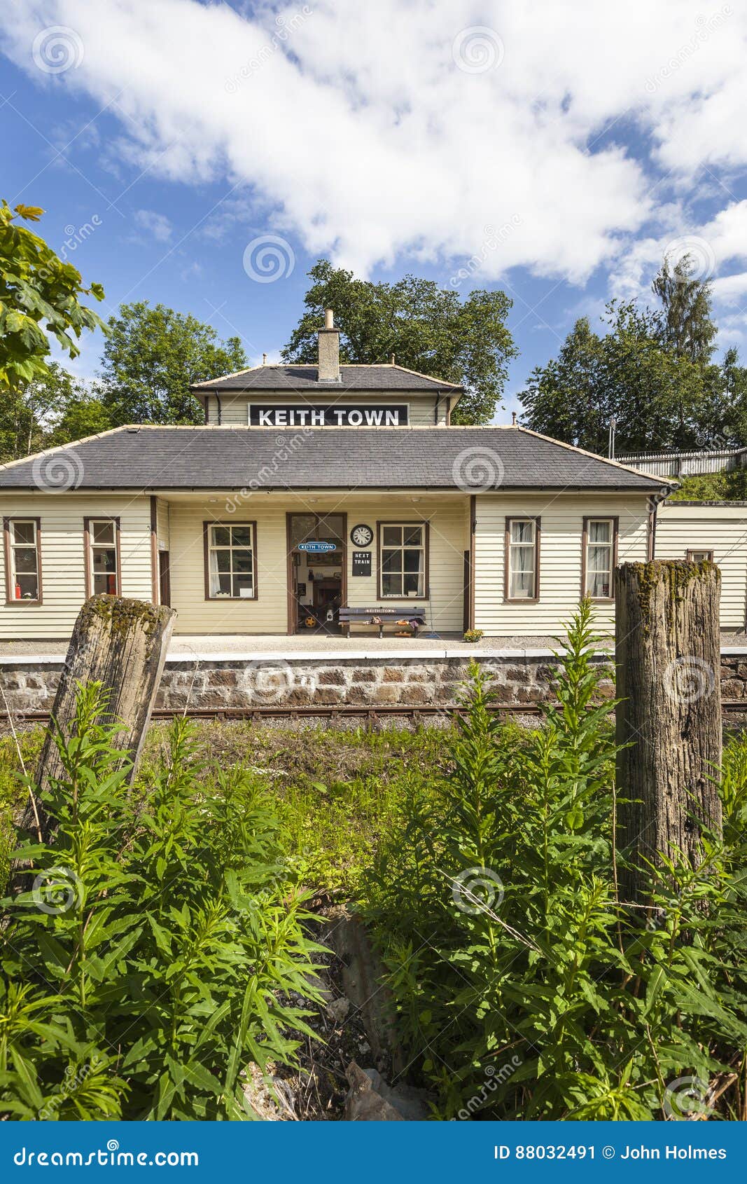 Keith Town Station En Escocia Foto editorial - Imagen de escocés, norte ...