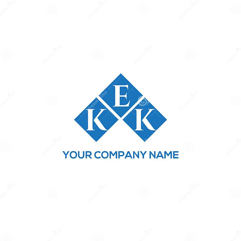 KEK Letter Logo Design on BLACK Background. KEK Creative Initials ...