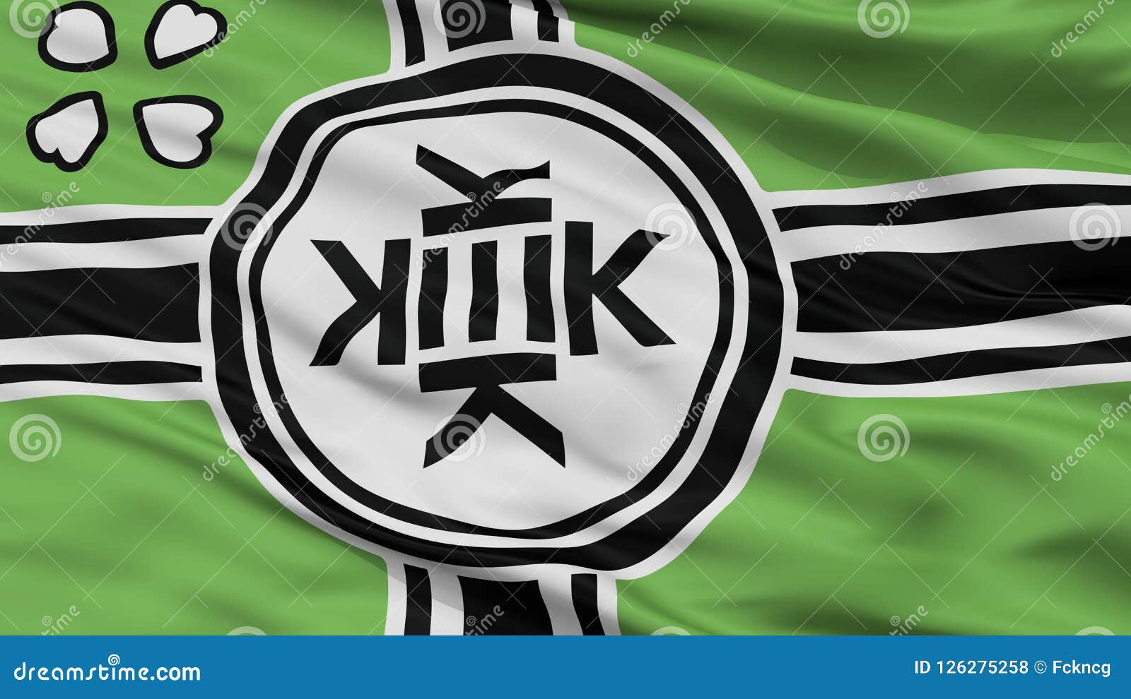 Kekistan Flag Closeup View stock illustration. Illustration of concept ...