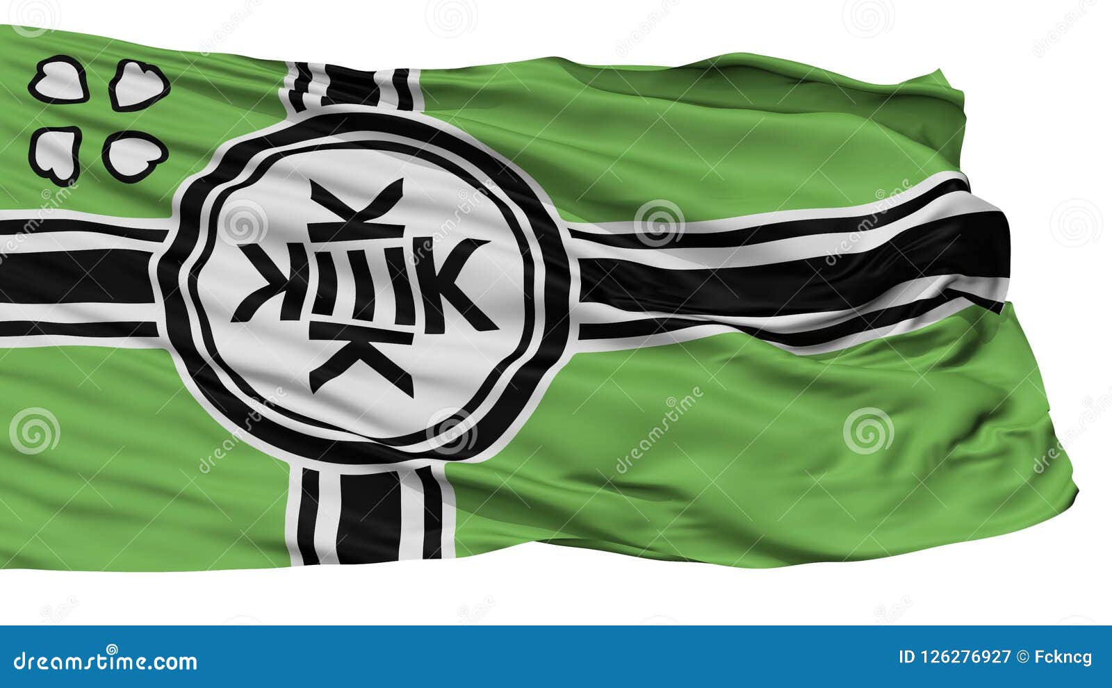 Kekistan Flag, Isolated on White Stock Illustration - Illustration of ...