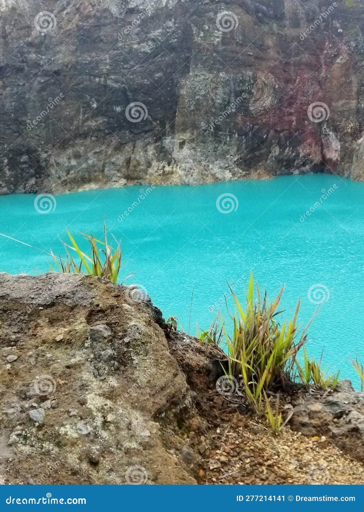 Kelimutu Lake stock image. Image of shame, three, colored - 277214141