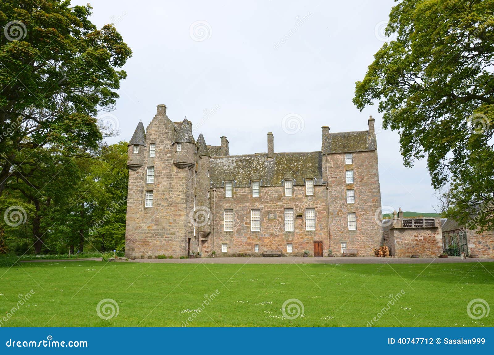 Kellie Castle stock photo. Image of wall, castle, architecture - 40747712