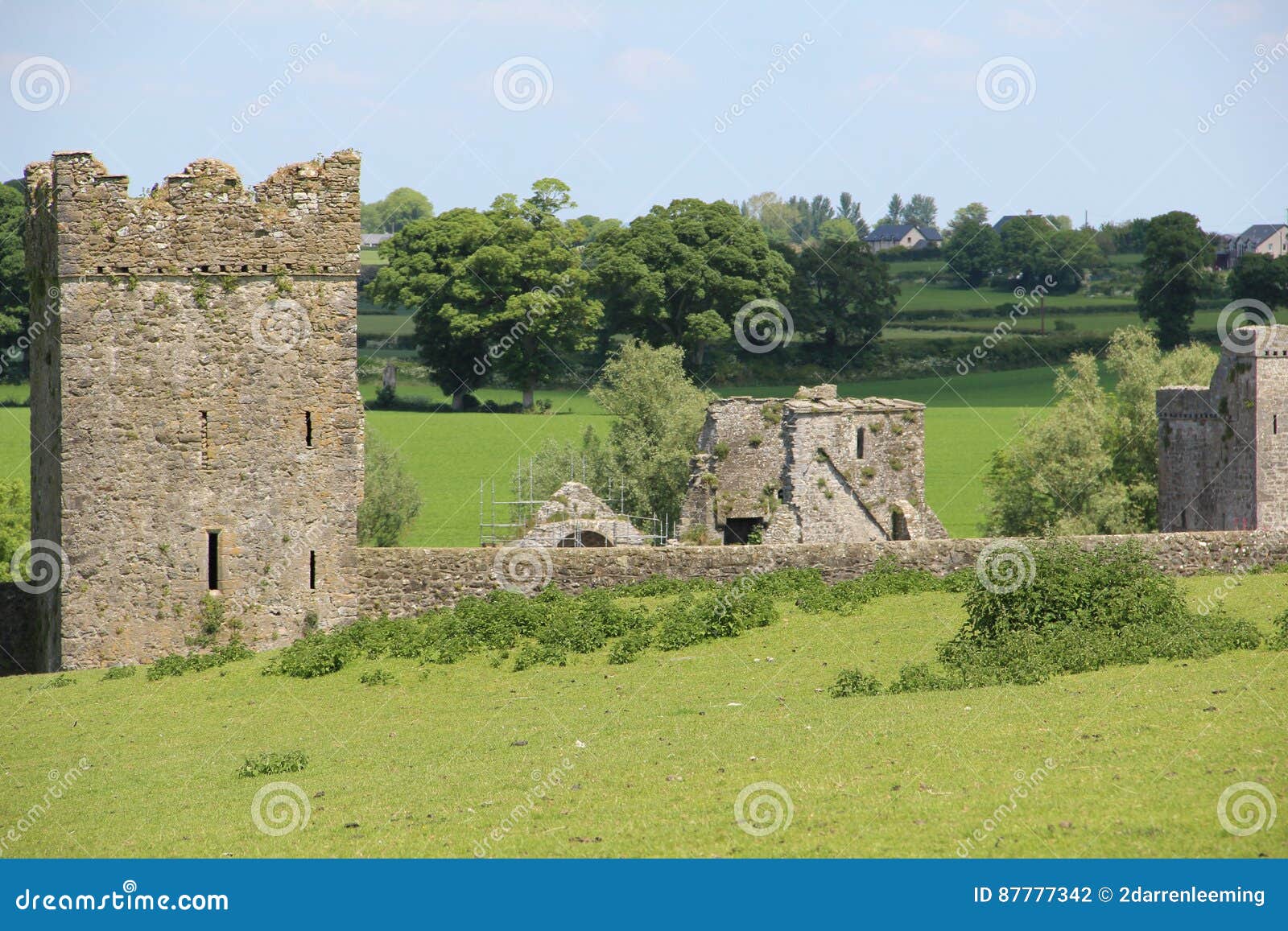 Kells Abbey Priory Kells Kilkenny Ireland Foto de archivo - Imagen de ...