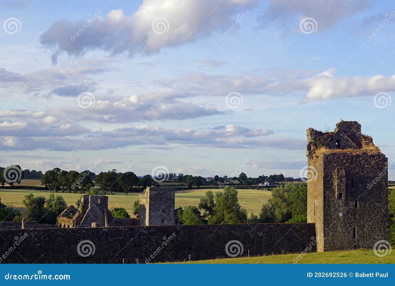 Kells Priory Ireland stock photo. Image of priory, monument - 202692526