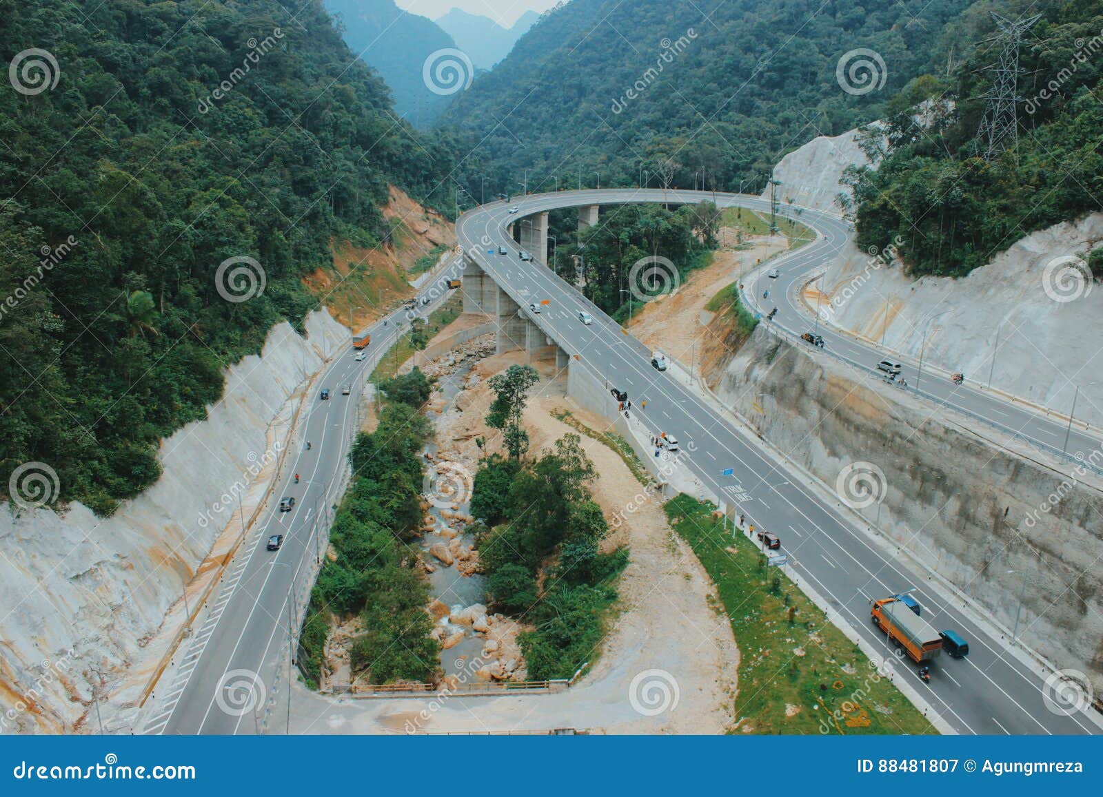 Kelok 9 stock image. Image of exotic, kelok, sumatra - 88481807