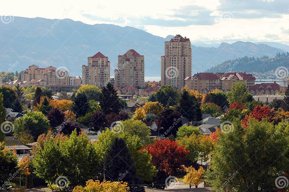 Kelowna in Fall stock image. Image of front, luxury, british - 304727