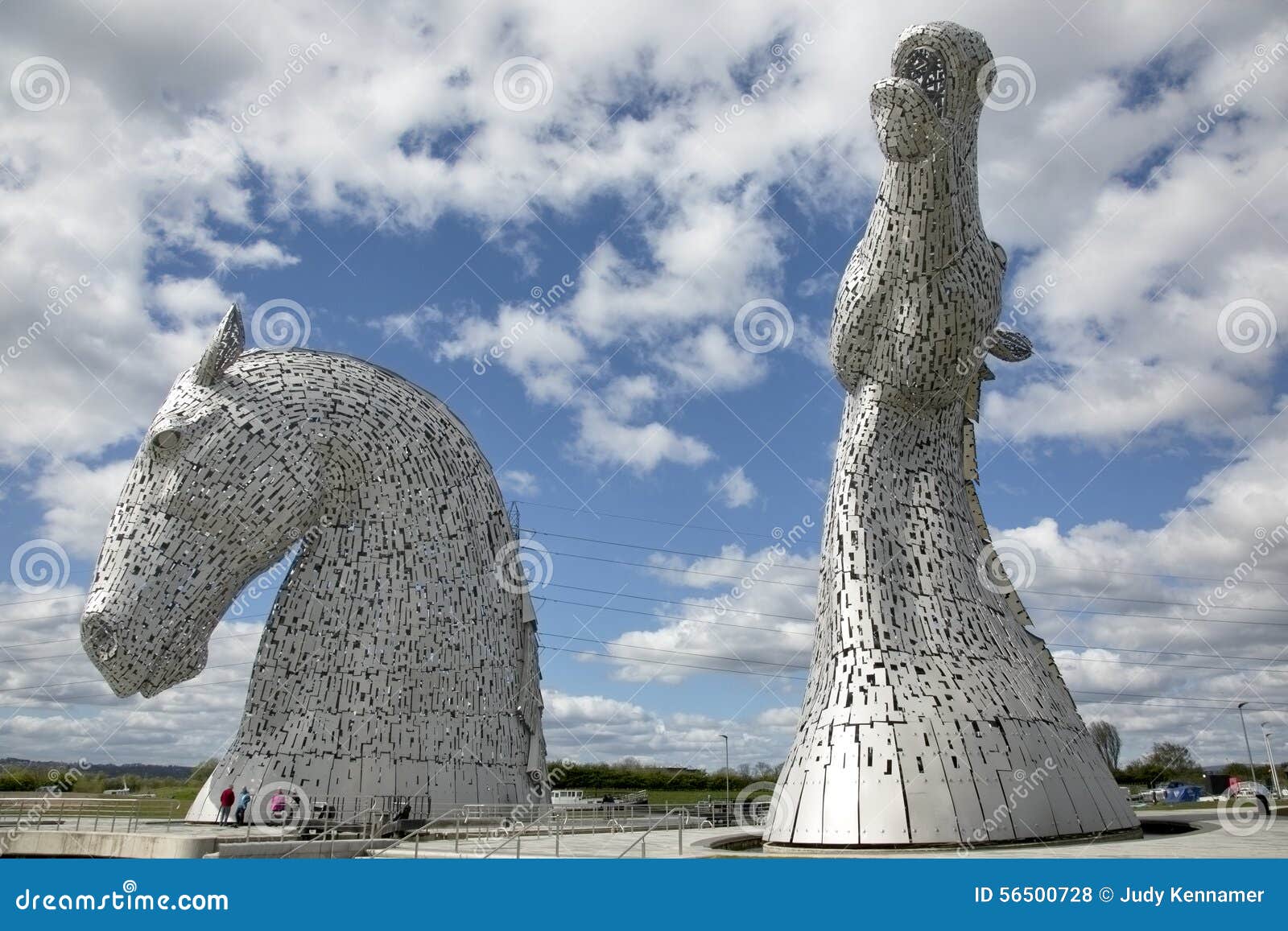 Kelpie Sculptures in Scotland Editorial Stock Photo - Image of ...