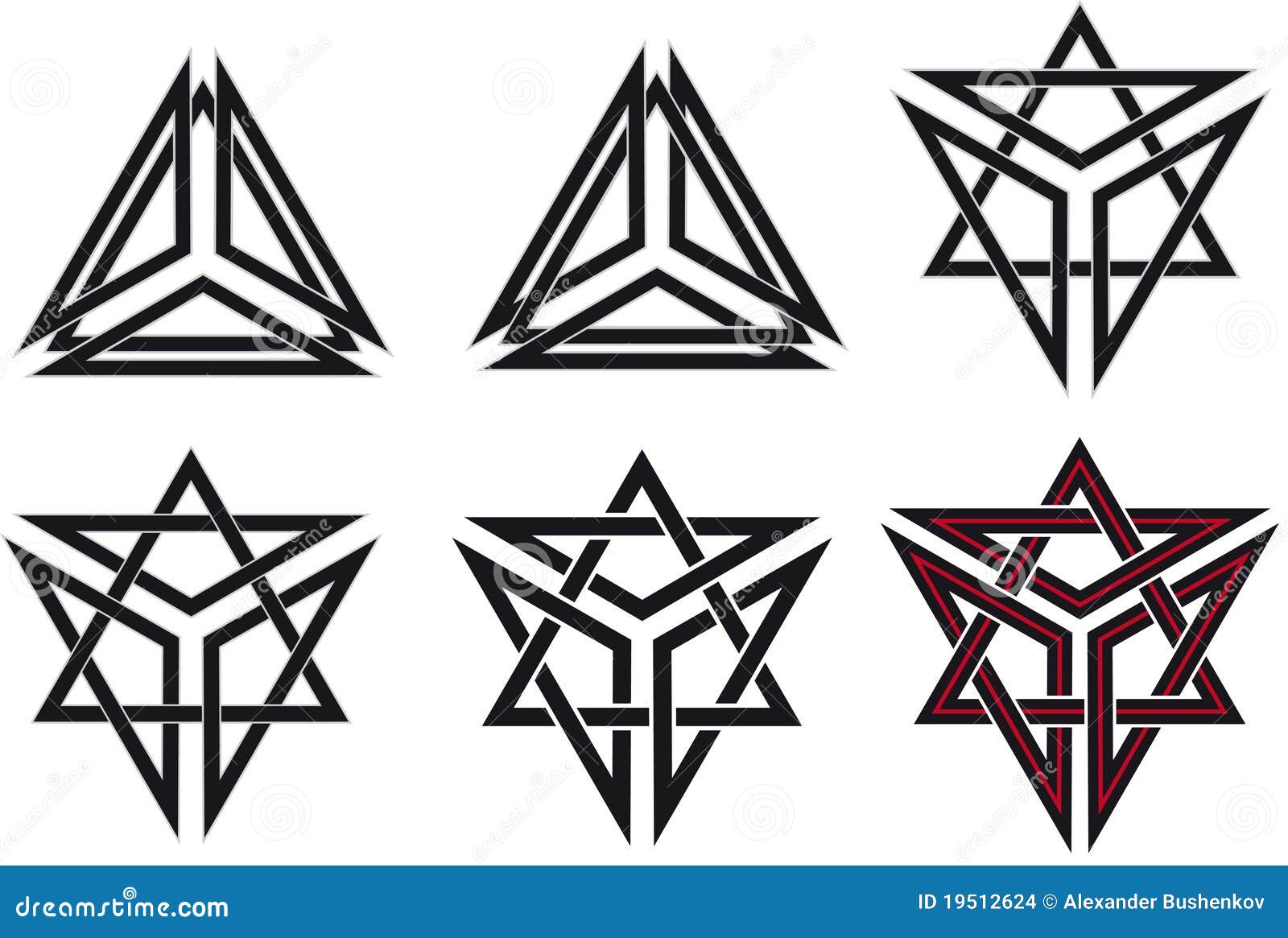 Keltische symbolen vector illustratie. Illustration of ontwerp - 19512624