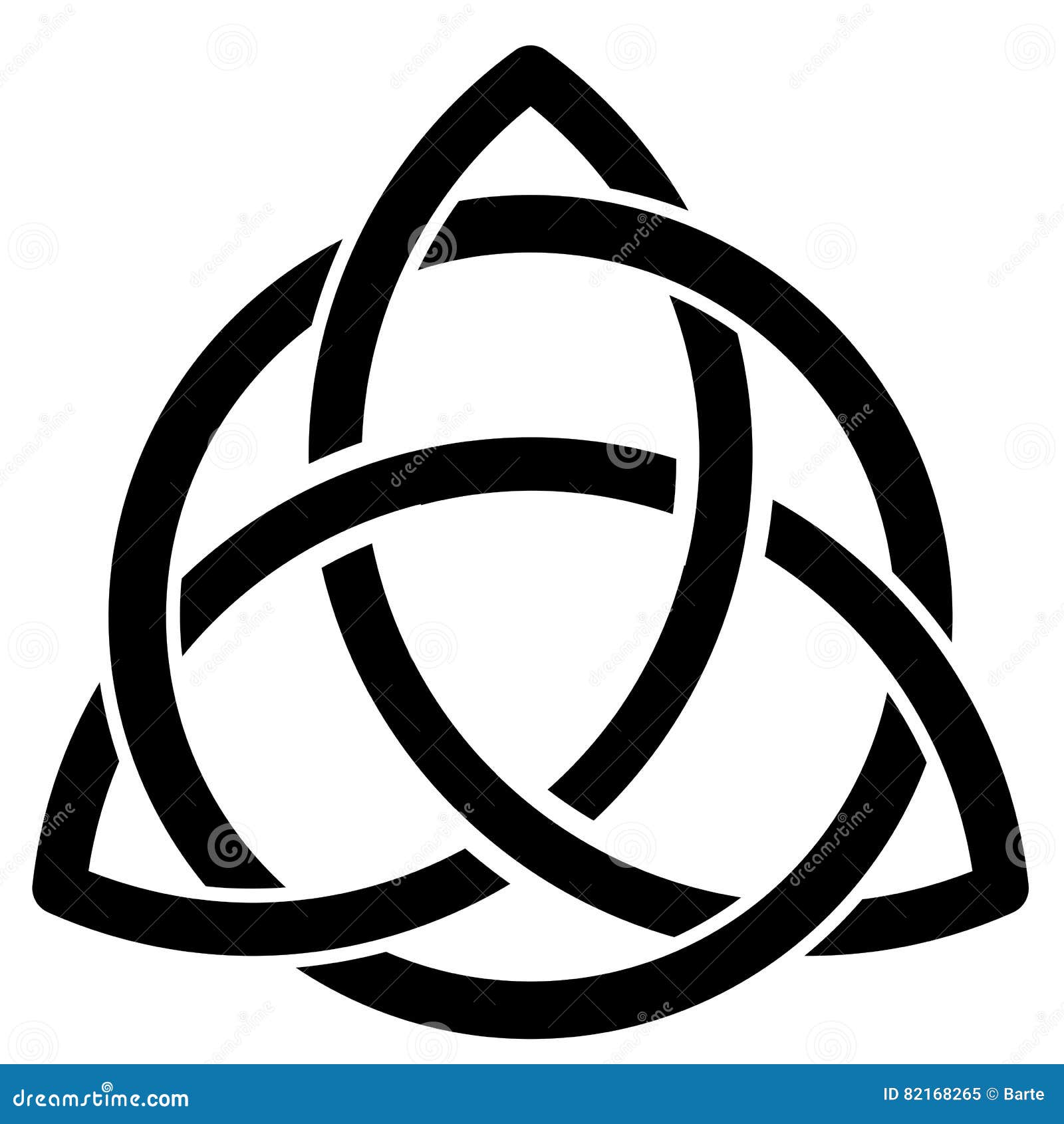 Keltisches Symbol auf Weiß vektor abbildung. Illustration von schwarzes ...