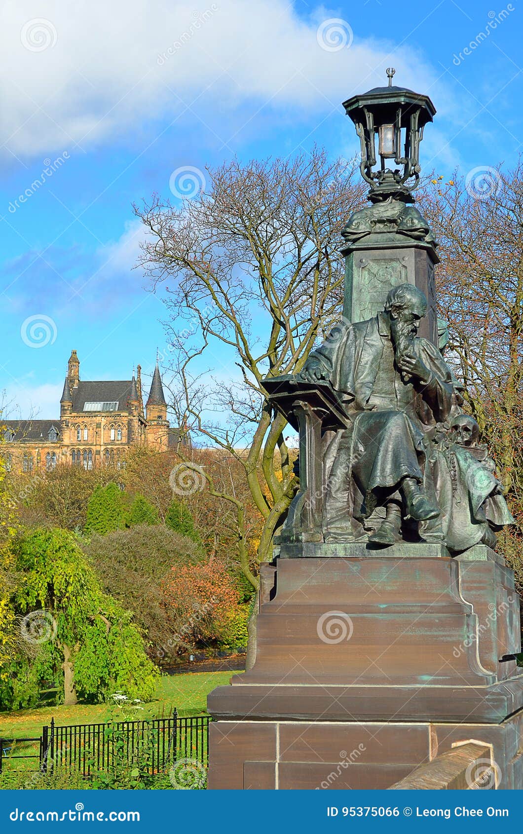 Kelvingrove Park - Glasgow, Scotland Stock Photo - Image of tower ...